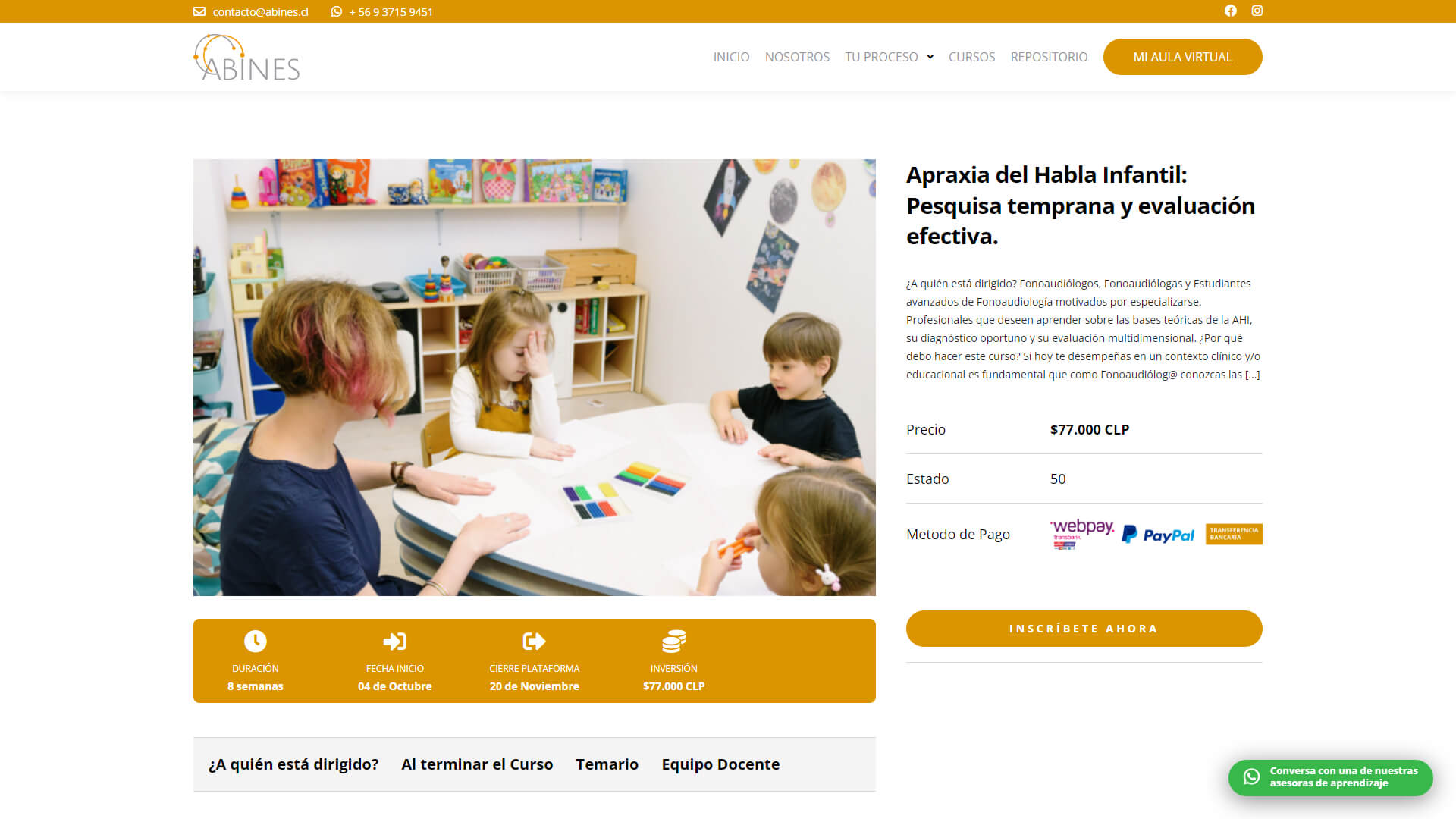 Diseño Web Abines | Avanza+ | Agencia de marketing y agencia de funnels ...